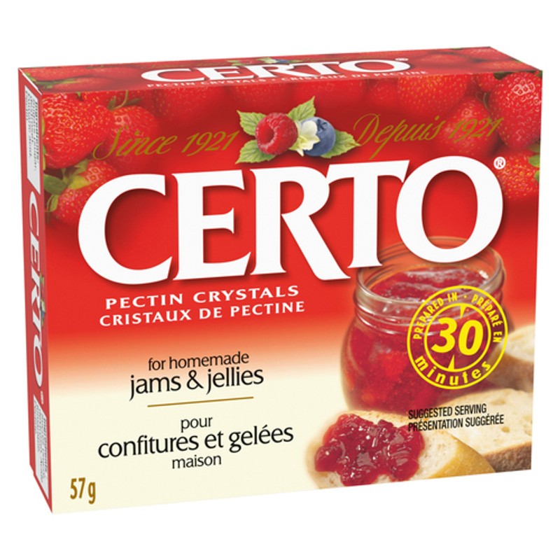 Certo Pectin Crystals Original 57 g - Voilà Online Groceries & Offers