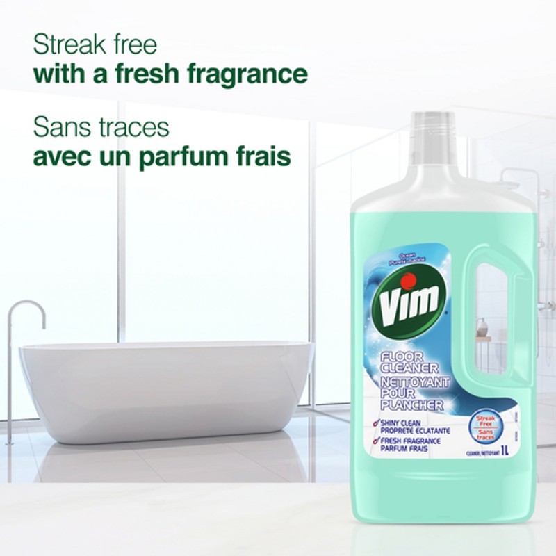 Vim Floor Cleaner Ocean Scent For A Streak Free Shine 1 L - Voilà ...