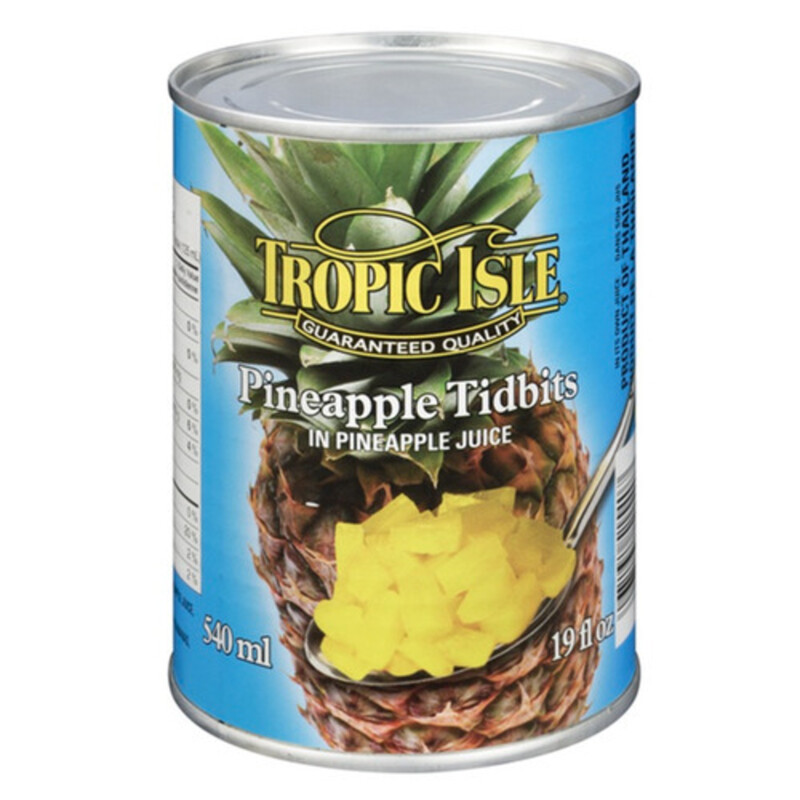 Tropic Isle Pineapple Tidbits 540 ml - Voilà Online Groceries & Offers