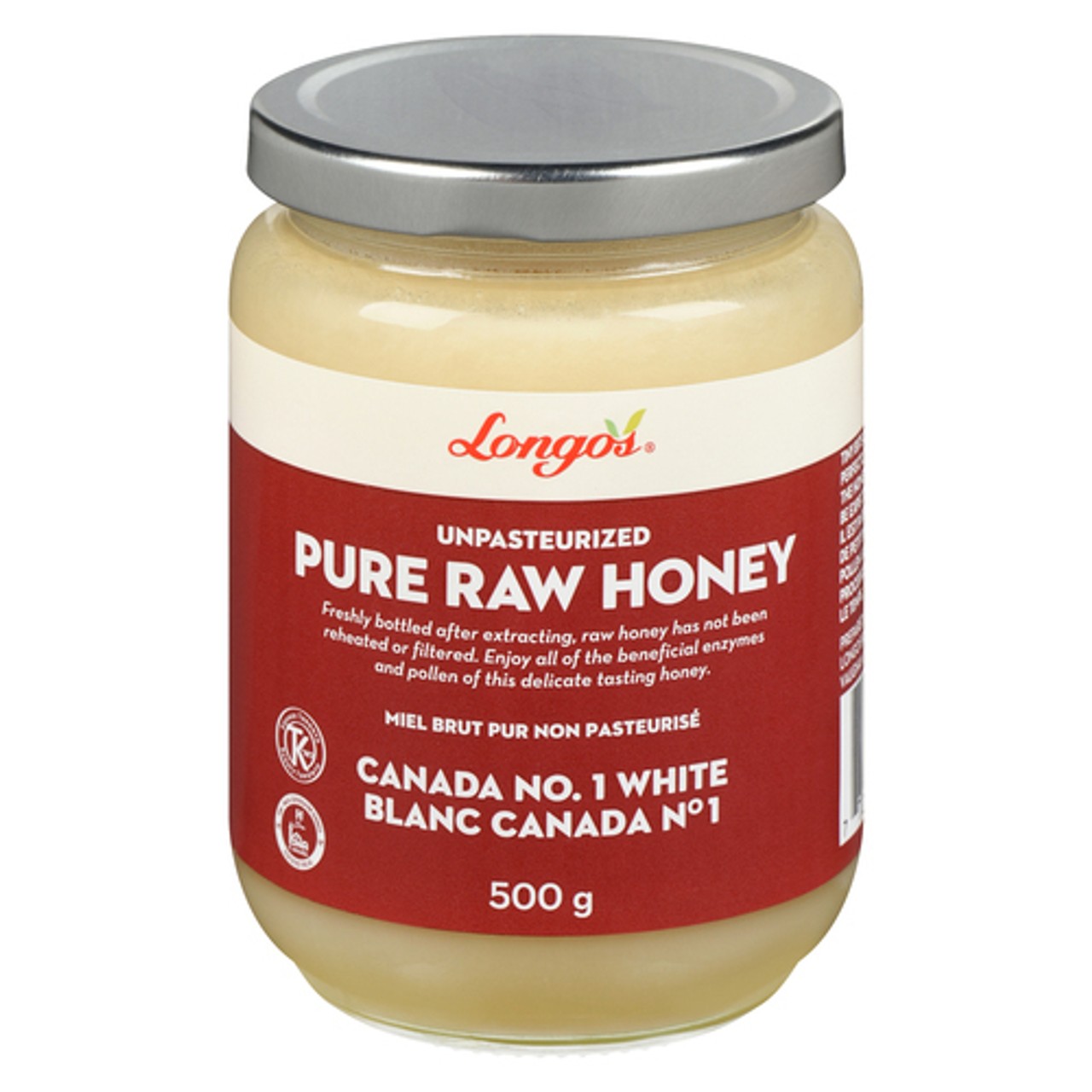 Longo's Raw Honey 500 g - Voilà Online Groceries & Offers