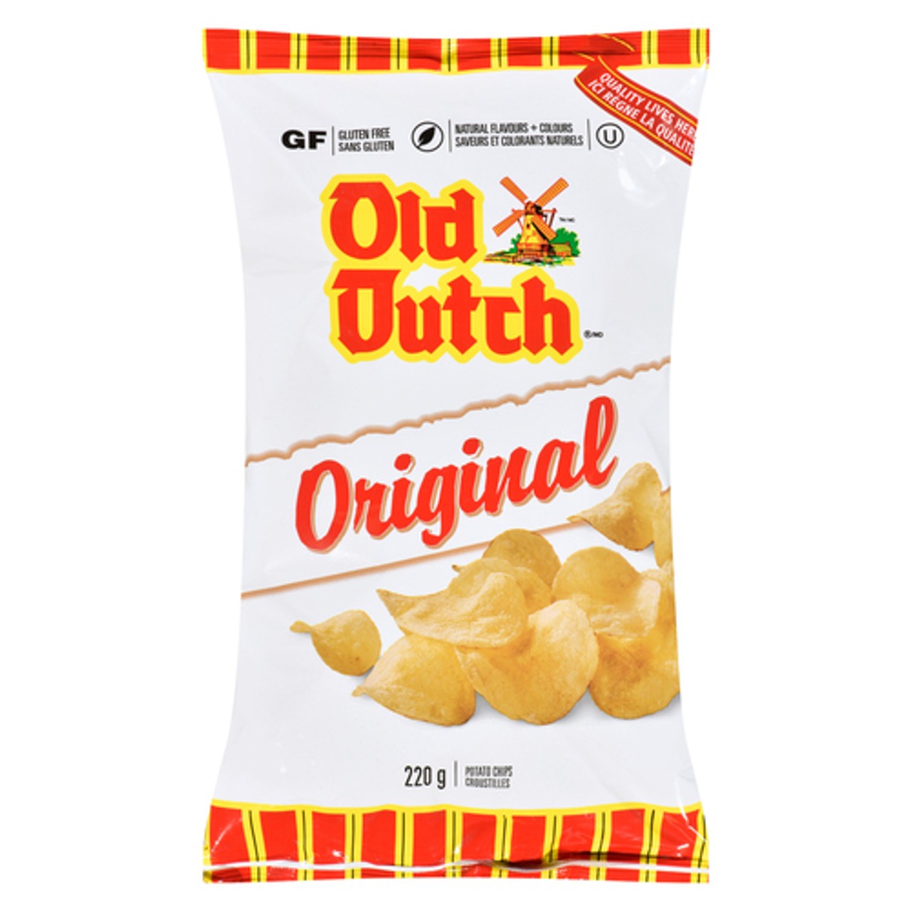 Old Dutch Potato Chips Original 220 g - Voilà Online Groceries & Offers