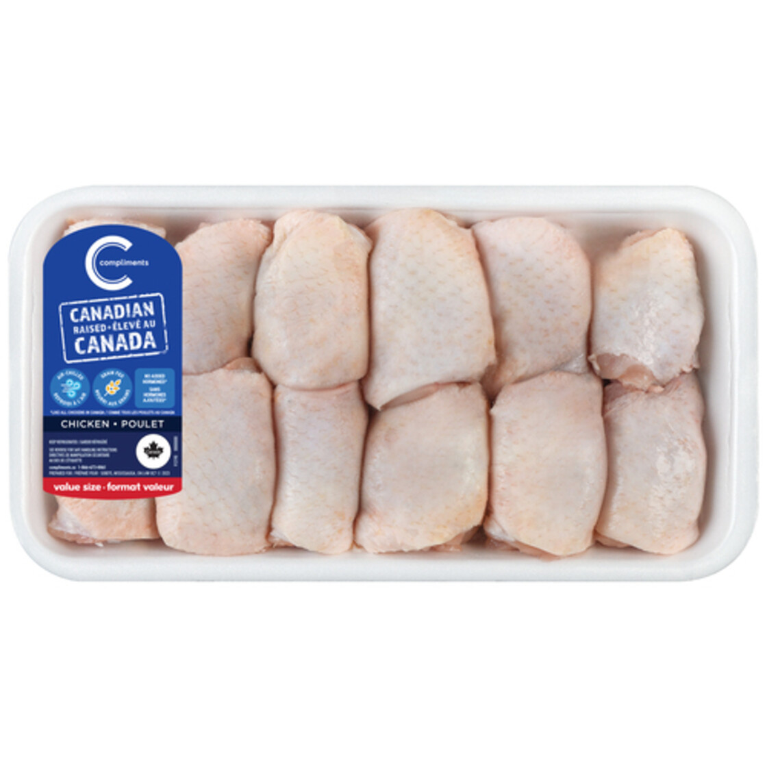Compliments Chicken Thighs Value Pack - Voilà Online Groceries & Offers