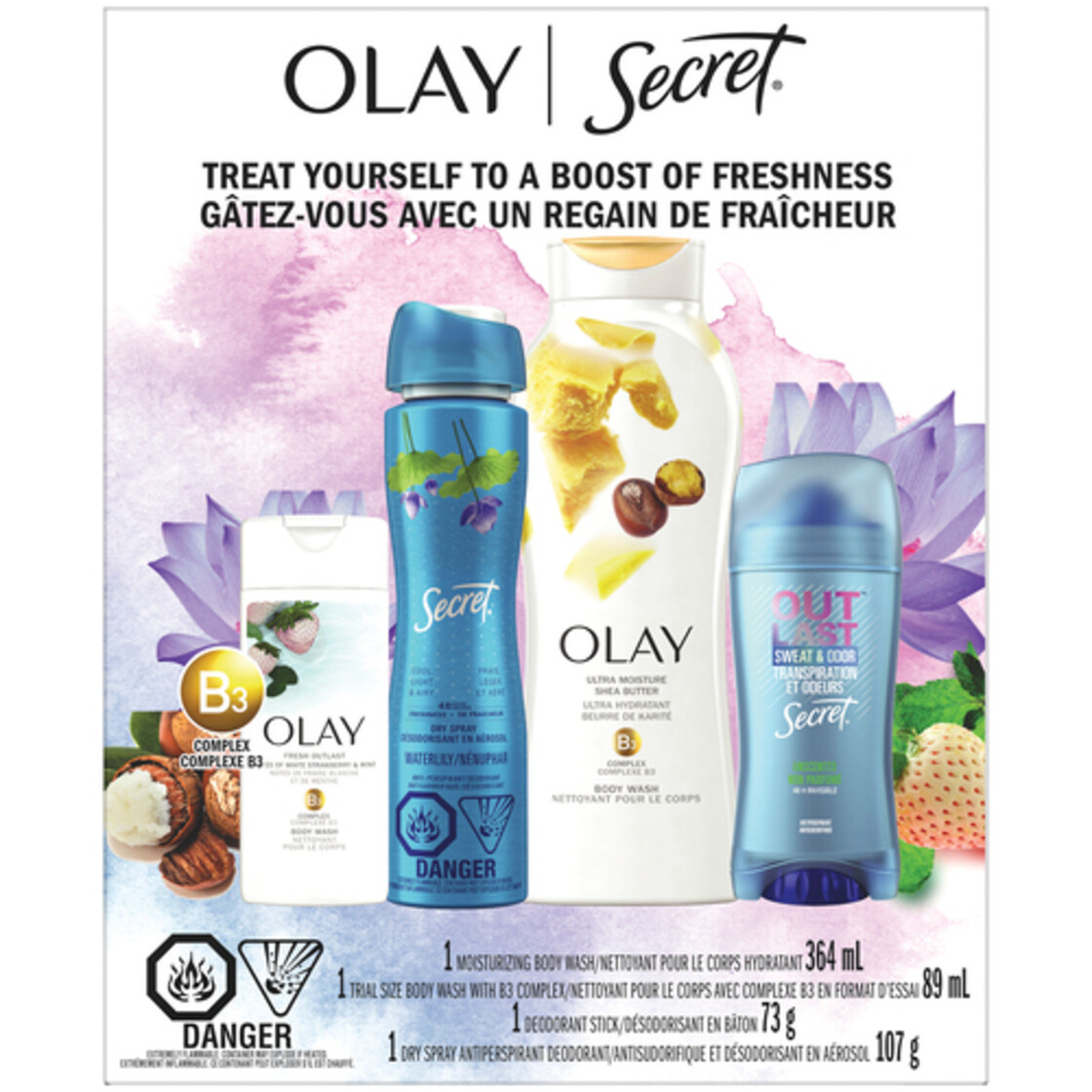 Secret Secret/Olay Antiperspirants/Deodorants Holiday Pack - Voilà ...