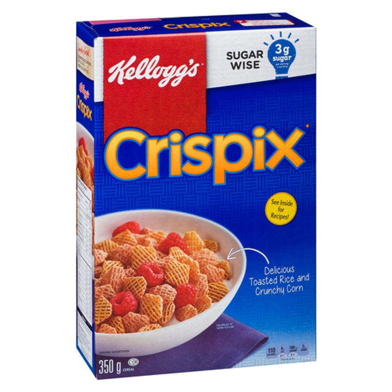 Kellogg's Crispix Cereal Toasted Rice & Crunchy Corn 350 g - Voilà ...