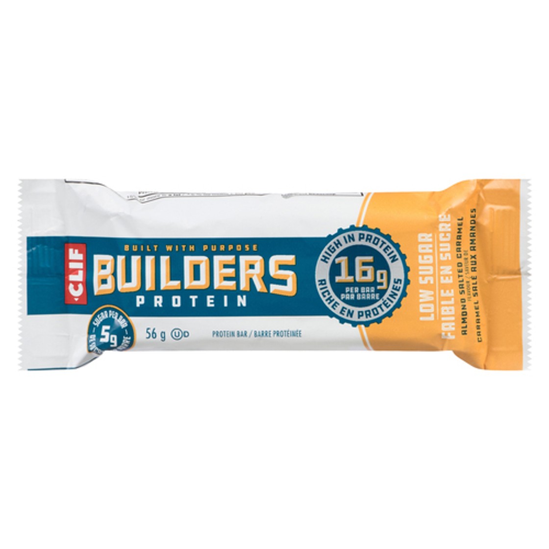 Cliff Builder Protein Bar Almond Salted Caramel 56 g - Voilà Online ...