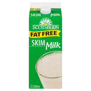 Scotsburn Fat Free Carton Skim Milk 2 L - Voilà Online Groceries & Offers