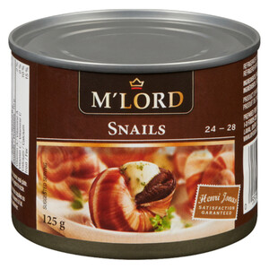 M'Lord 24 to 28 Count Snails 125 g - Voilà Online Groceries & Offers