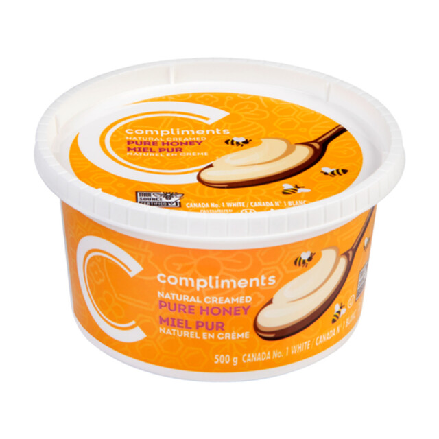 Compliments Pure Naturally Creamed Honey 500 g - Voilà Online Groceries ...