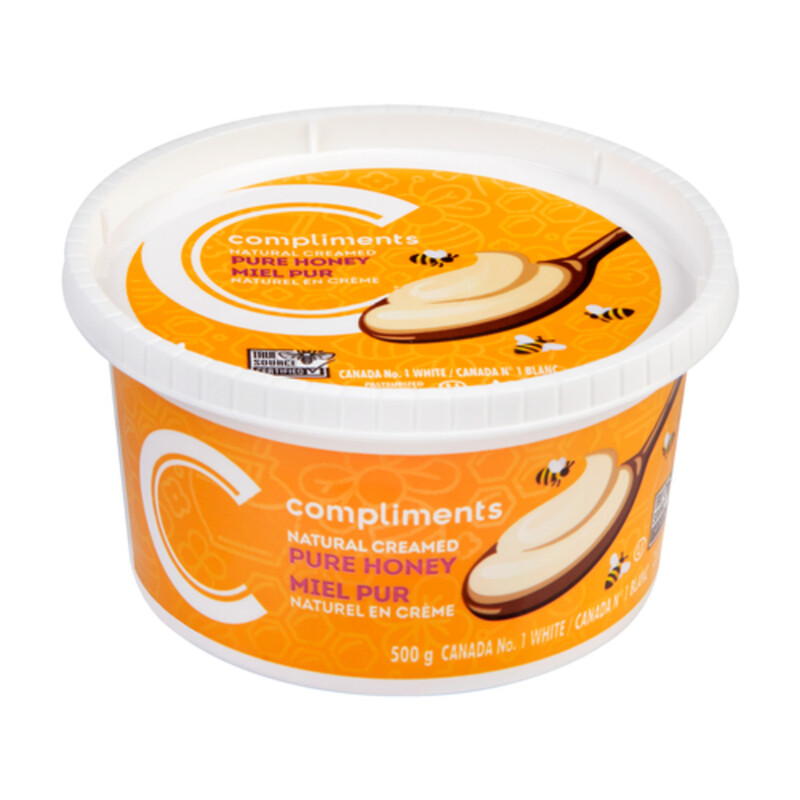 Compliments Pure Naturally Creamed Honey 500 g - Voilà Online Groceries ...