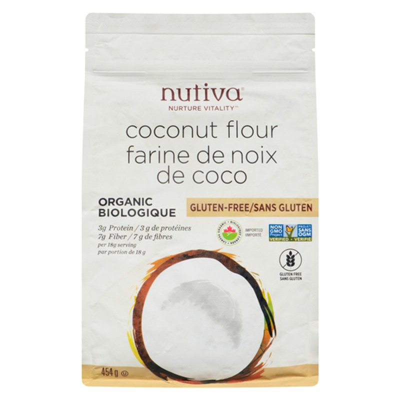 Nutiva Organic Gluten-Free Flour Coconut 454 g - Voilà Online Groceries ...
