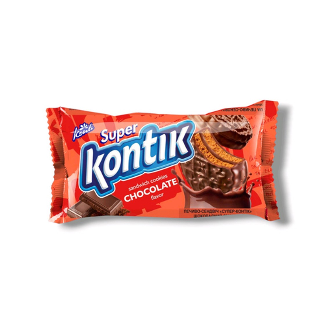 Konti Super Kontik Sandwich Cookies Chocolate 90 g - Voilà Online ...