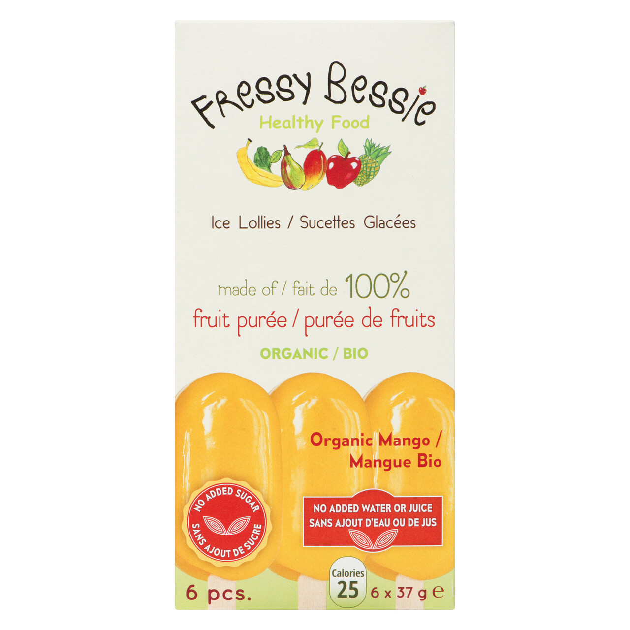 Fressy Bessie Foods Fruit Mango Mini Ice Lolly 6 EA - Voilà Online ...