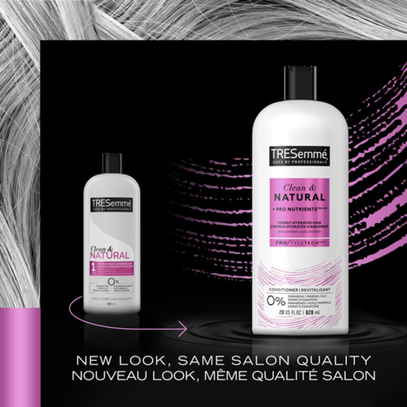 TRESemmé PRO Style Tech Conditioner Clean & Natural + Pro Nutrients 828 ...