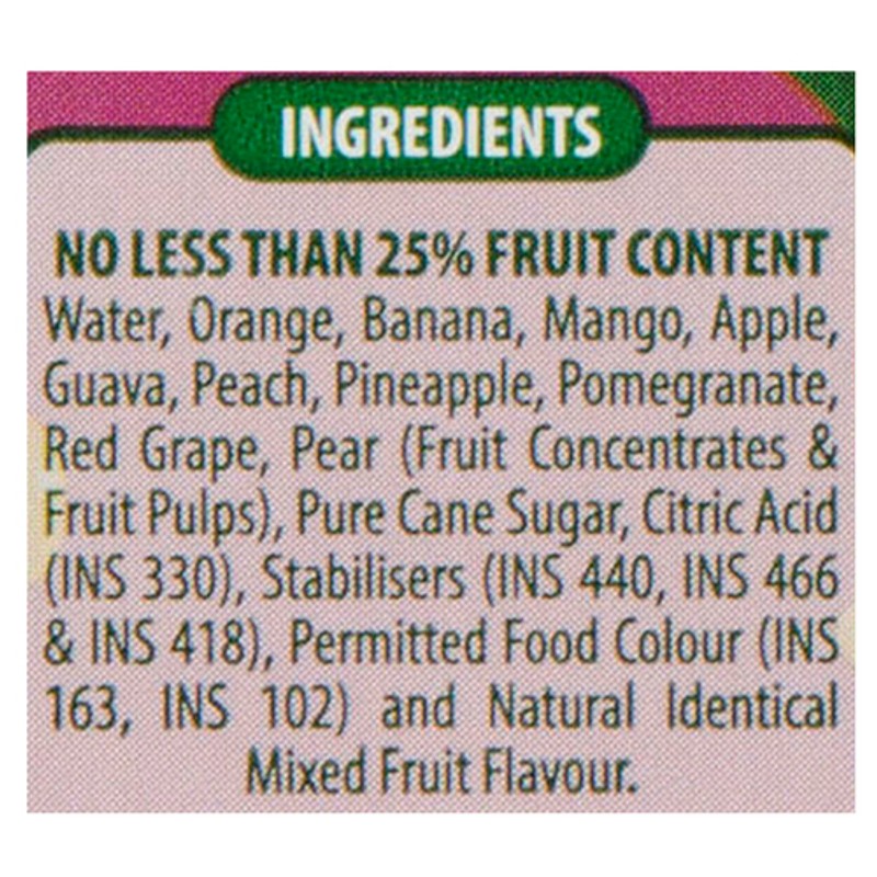 Sherbon Juice Drink Mixed Fruit Cocktail 1 L - Voilà Online Groceries ...
