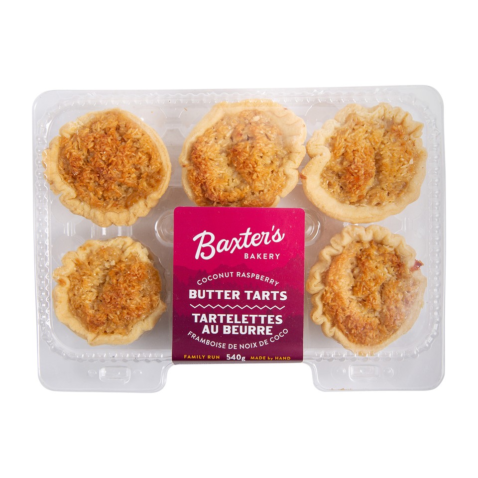 Baxter Kitchens Coconut Raspberry Tarts 540 g (frozen) - Voilà Online ...