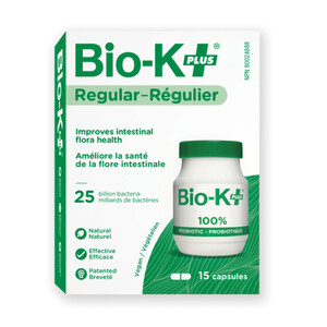 Bio K Plus Regular Strength Cap 25B Probiotic Formula 15 EA - Voilà ...