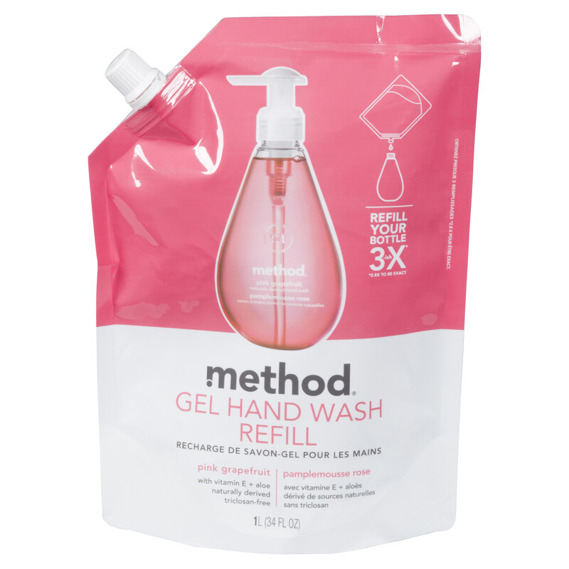 Method Gel Hand Wash Refill Pink Grapefruit 1 L - Voilà Online ...