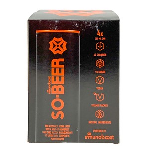 So.Beer Lager Non-Alcoholic Beer 4 x 355 ml (cans) - Voilà Online ...
