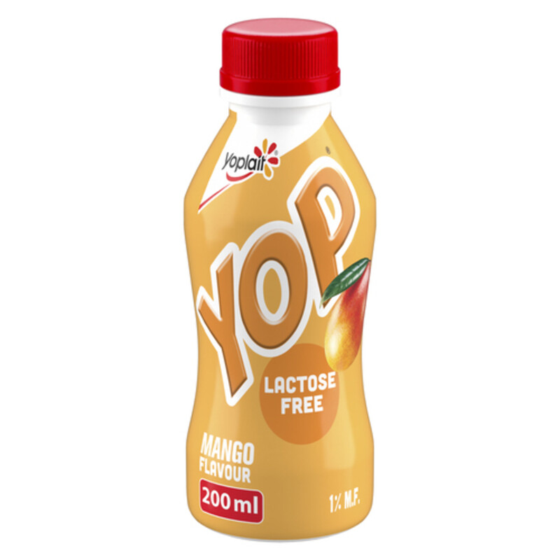 Yoplait Yop Lactose-Free 1% Drinkable Yogurt Mango 200 ml - Voilà ...