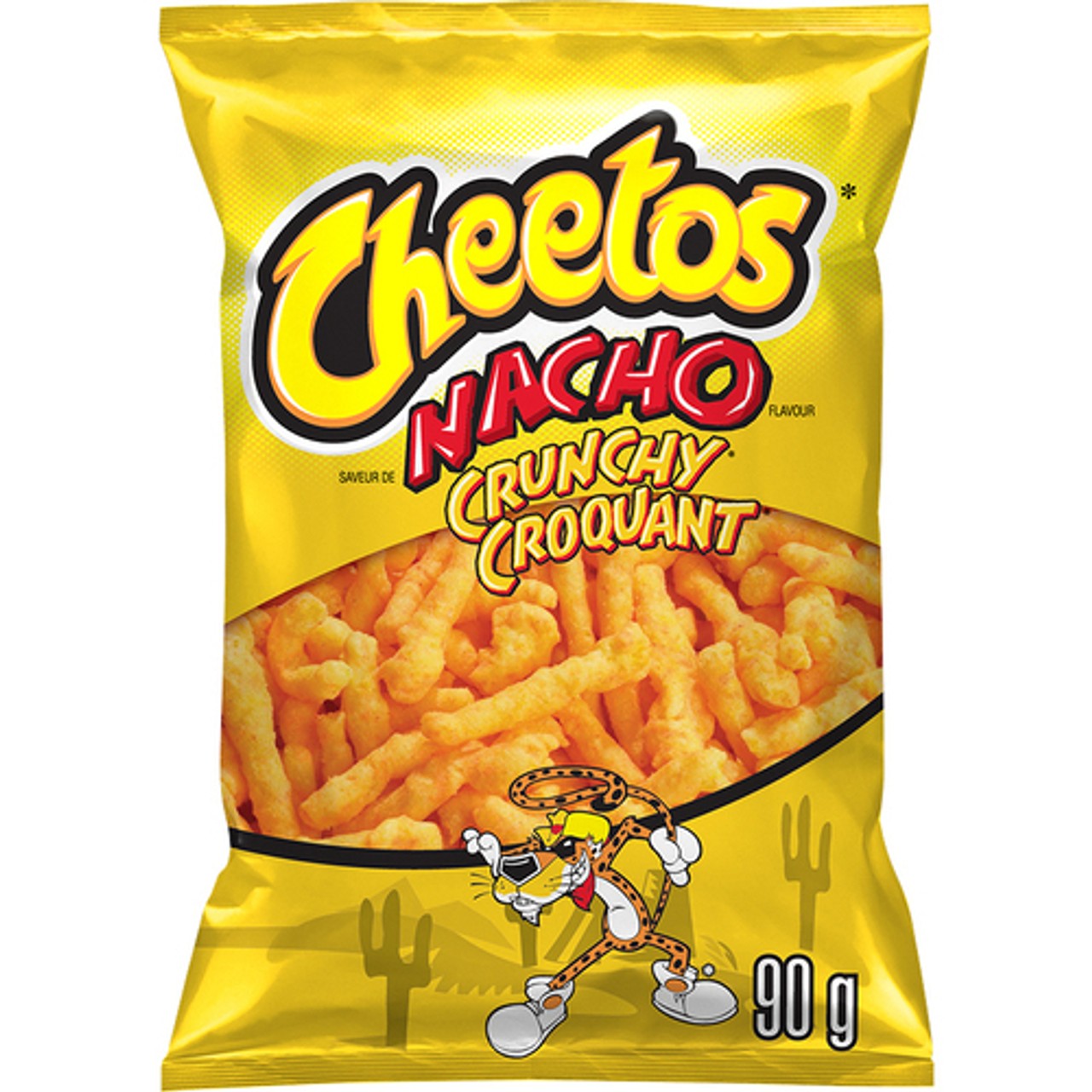 Cheetos Crunchy Nacho Flavour Cheese Flavoured Snacks (small bag) 90 g ...