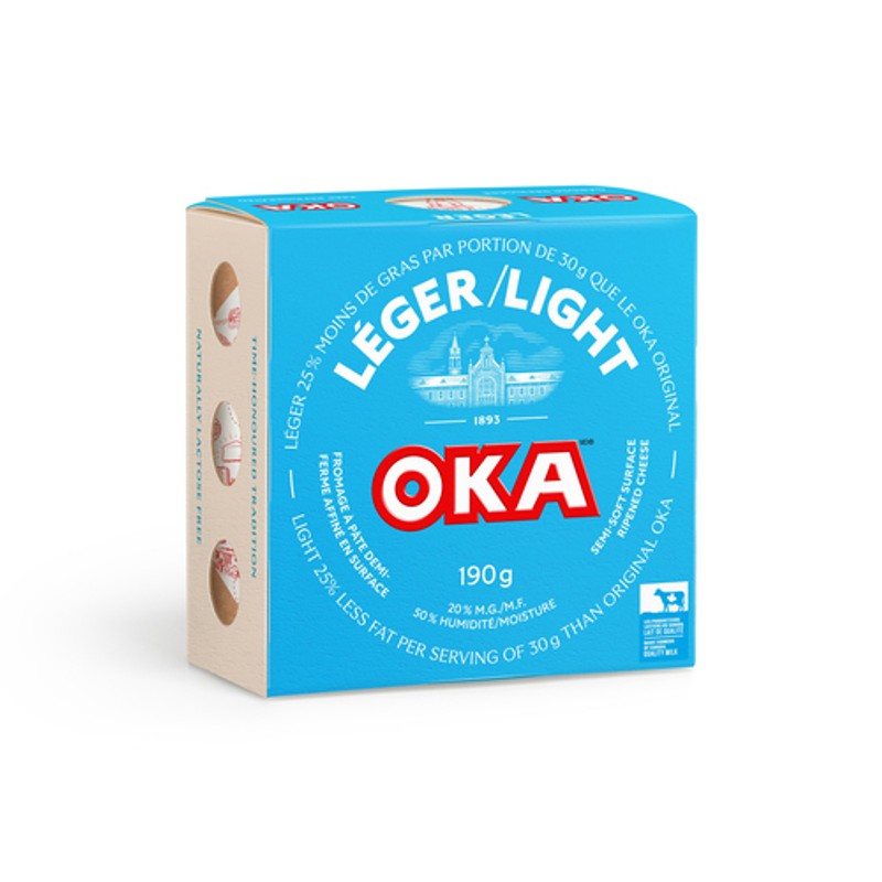 OKA Light Cheese 190 g - Voilà Online Groceries & Offers