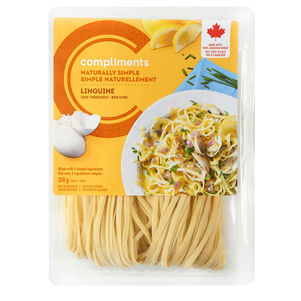 Compliments Pasta Naturally Simple Linguine 350 g - Voilà Online ...