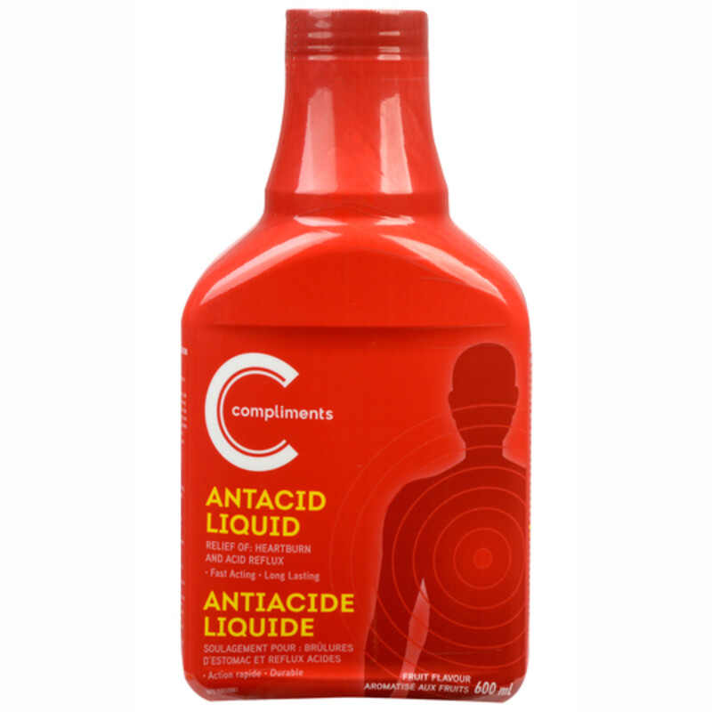 Compliments Antacid Liquid 600 ml - Voilà Online Groceries & Offers