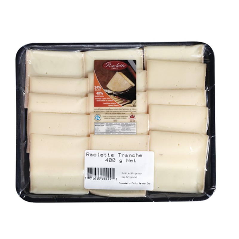 Fritz Kaiser Raclette Sliced Cheese 400 g - Voilà Online Groceries & Offers