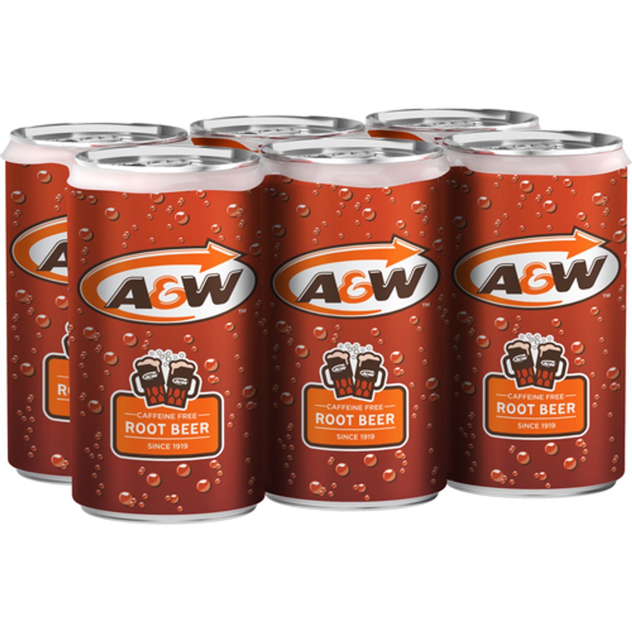 A&W Soft Drink Root Beer 6 x 222 ml (cans) - Voilà Online Groceries ...