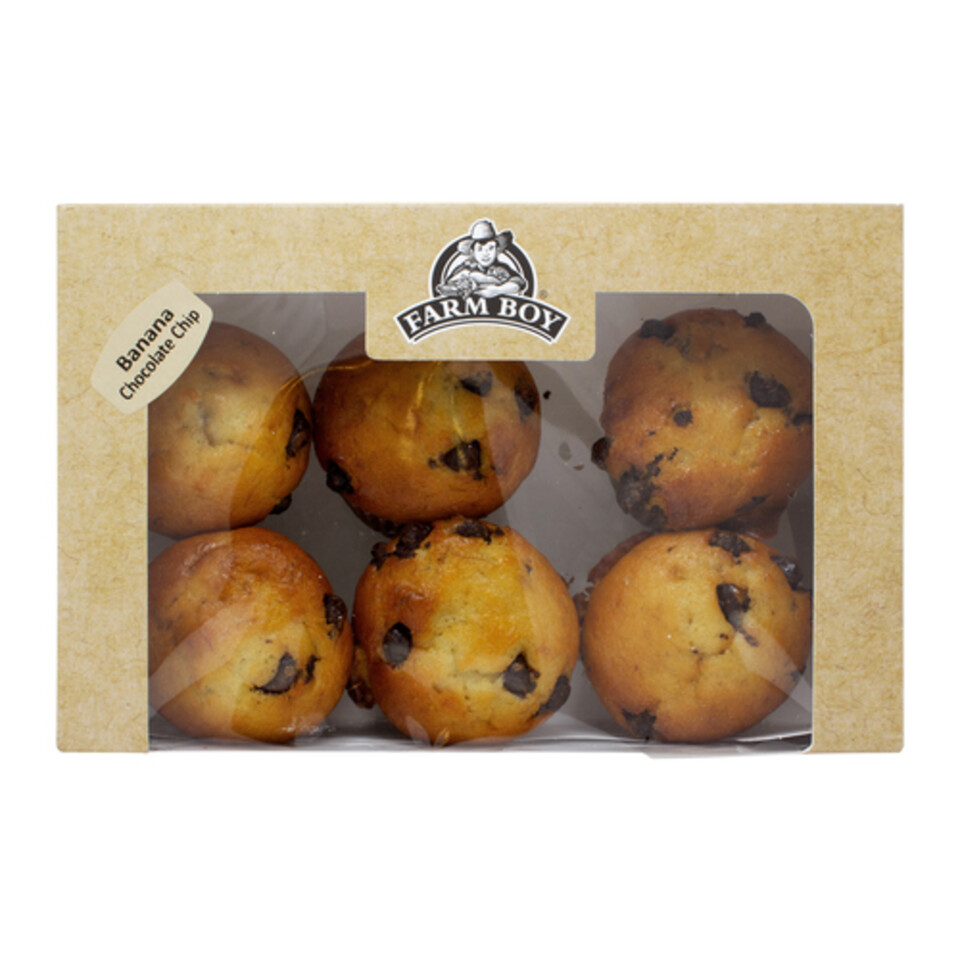 Farm Boy Muffins Banana Chocolate Chip 500 g - Voilà Online Groceries ...