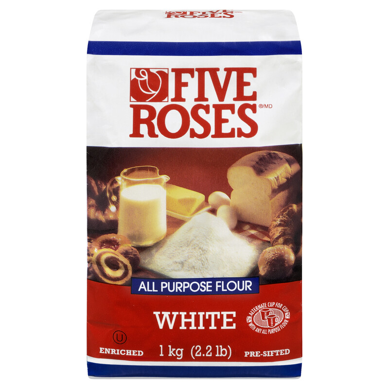Five Roses Flour All Purpose White 1 kg - Voilà Online Groceries & Offers
