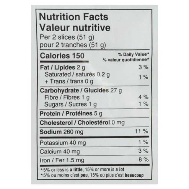 Natural Bakery Canadian Rye Bread Sliced 500 g - Voilà Online Groceries ...