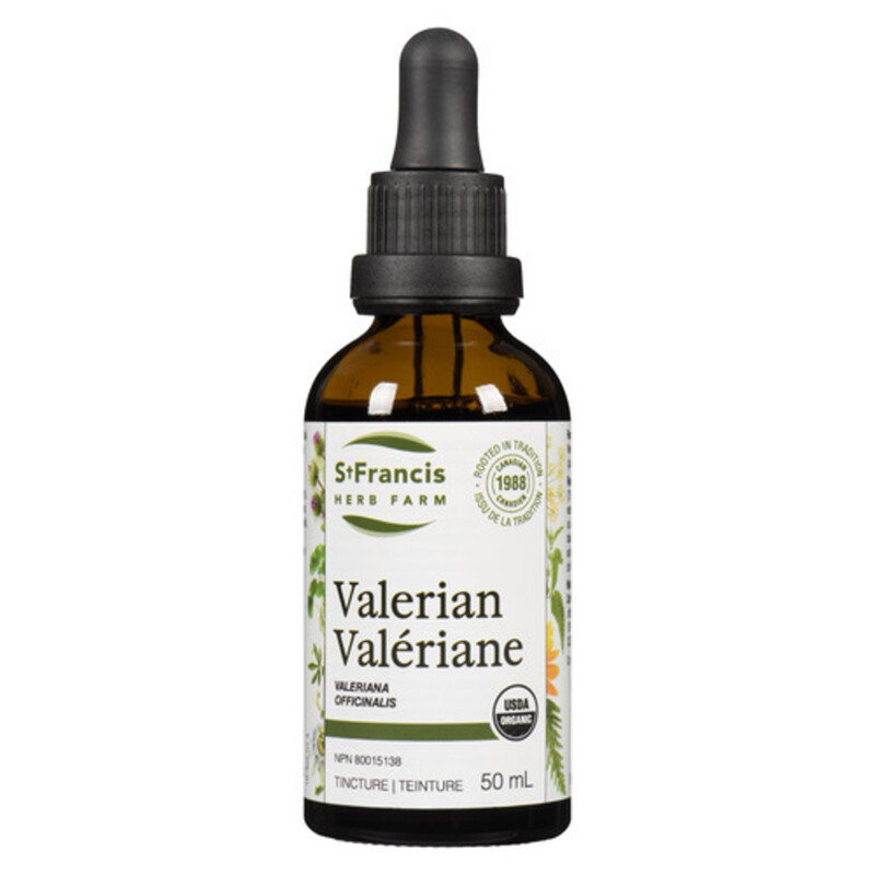 St. Francis Herb Farm Herbal Remedies Tincture Valerian 50 ml - Voilà ...