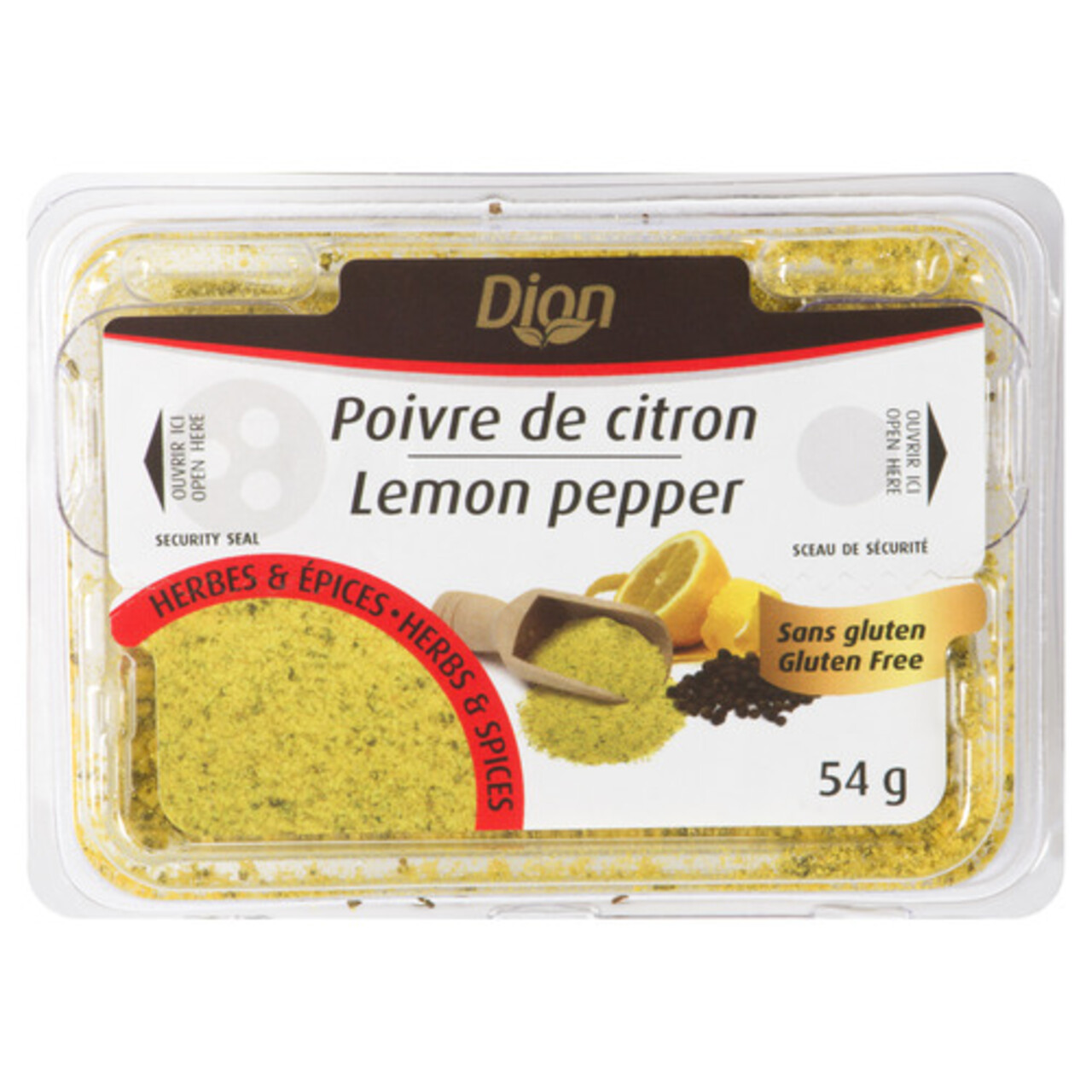 Les Aliments G. Dion Foods Lemon Pepper 54 g - Voilà Online Groceries ...