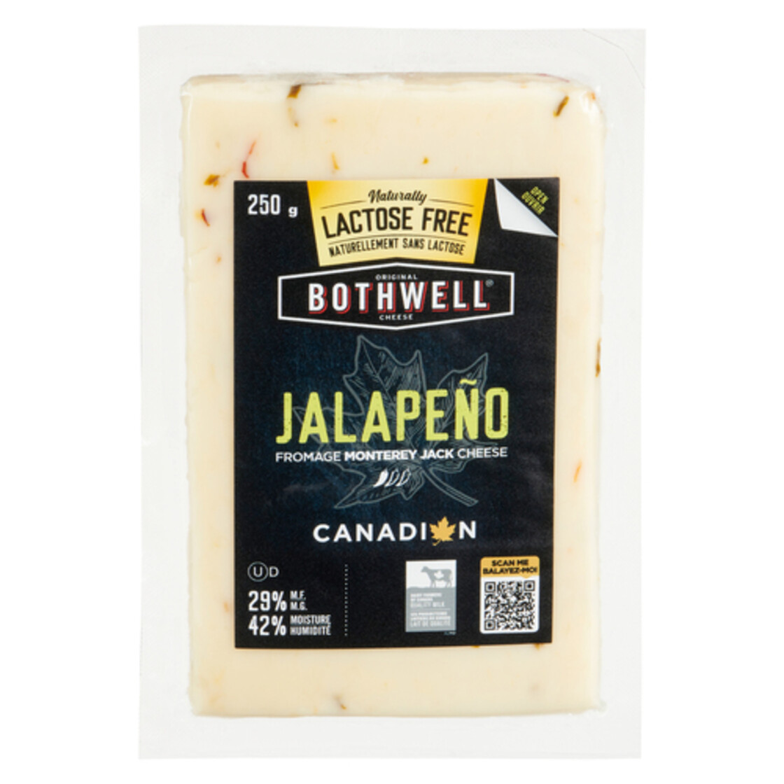 Bothwell Lactose Free Monterey Jack Cheese Jalapeno 250 g - Voilà ...