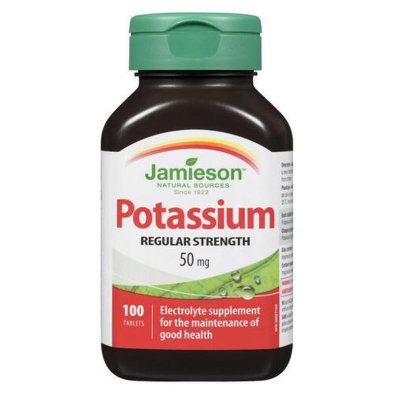 Jamieson Potassium 50 mg Tablets 100 Count - Voilà Online Groceries ...