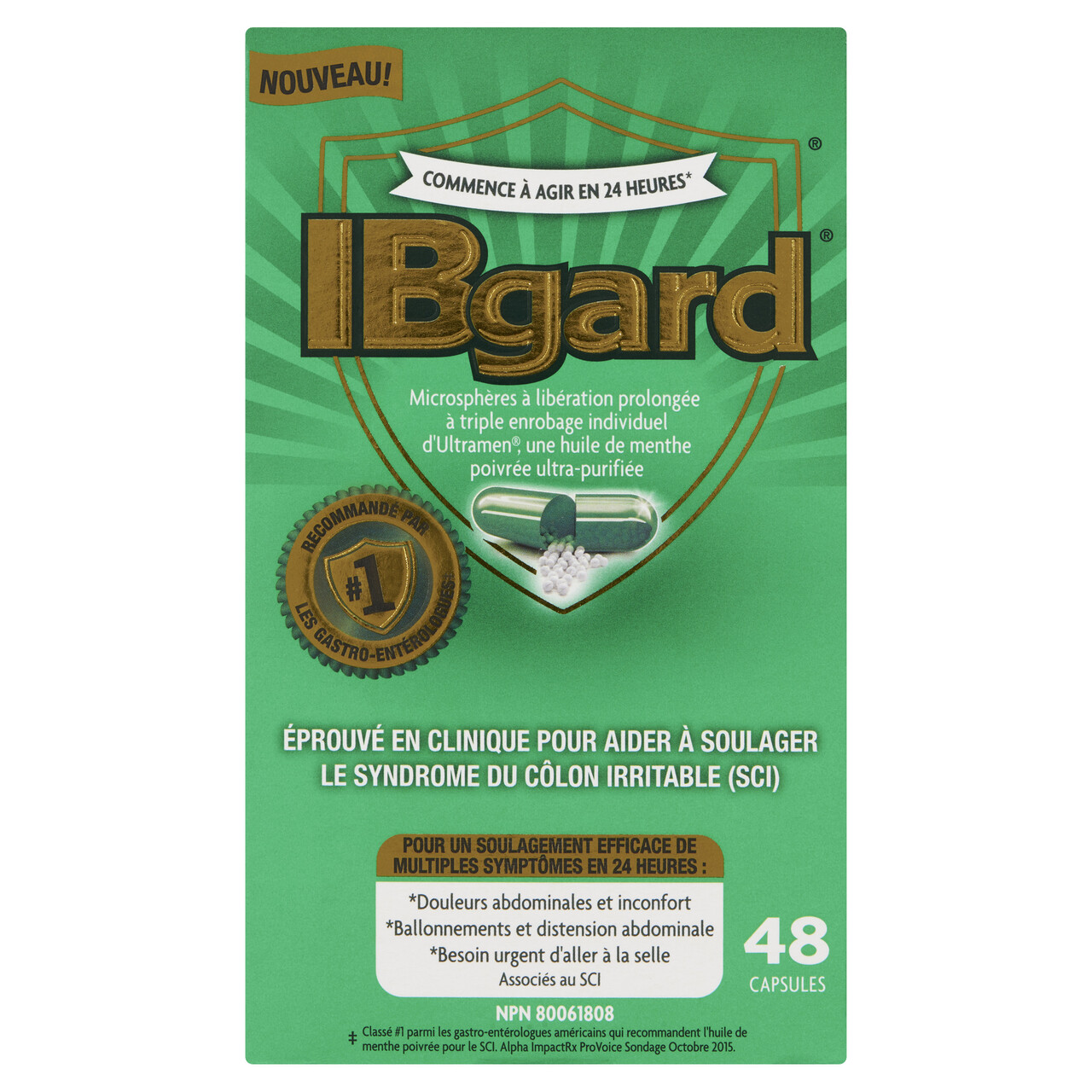 IBgard Peppermint Oil 90 mg 48 Capsules - Voilà Online Groceries & Offers