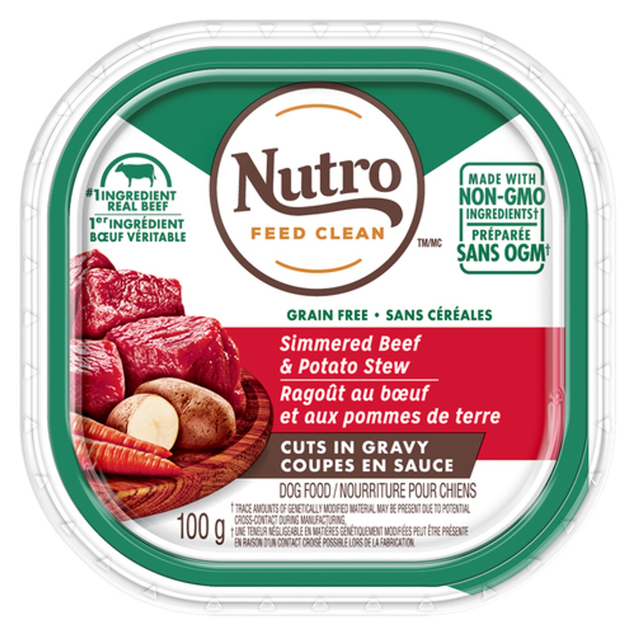 Nutro Grain Free Dog Food Simmered Beef & Potato Stew 100 g - Voilà ...