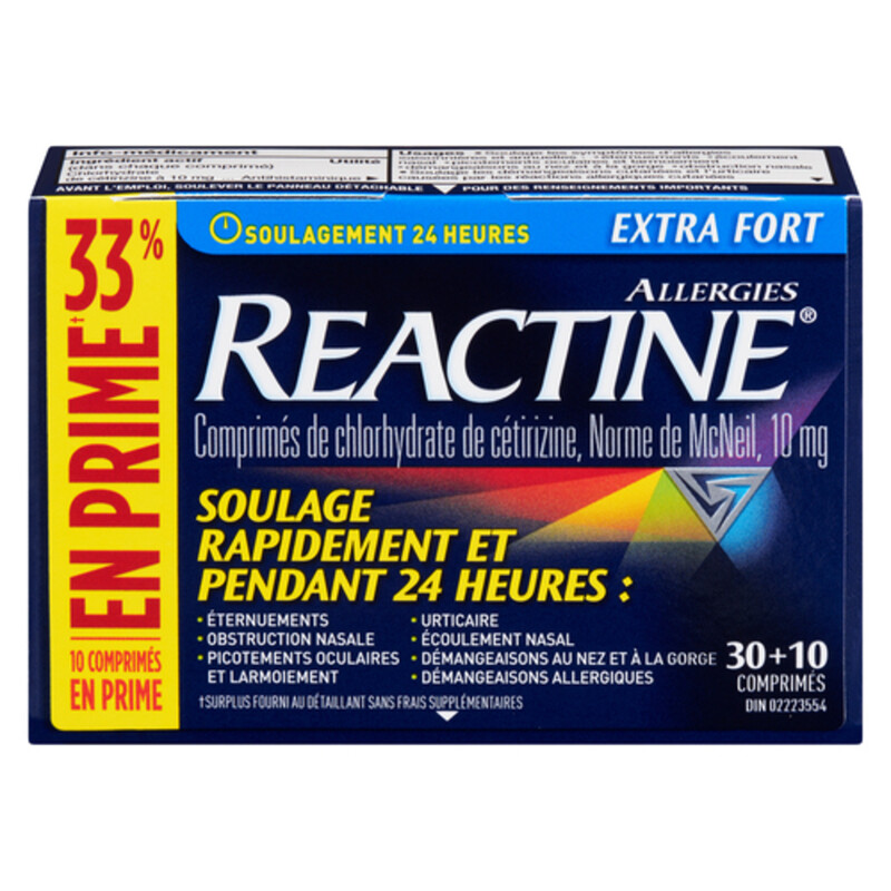 Reactine Adult Extra Strength Antihistamine 40 EA - Voilà Online ...