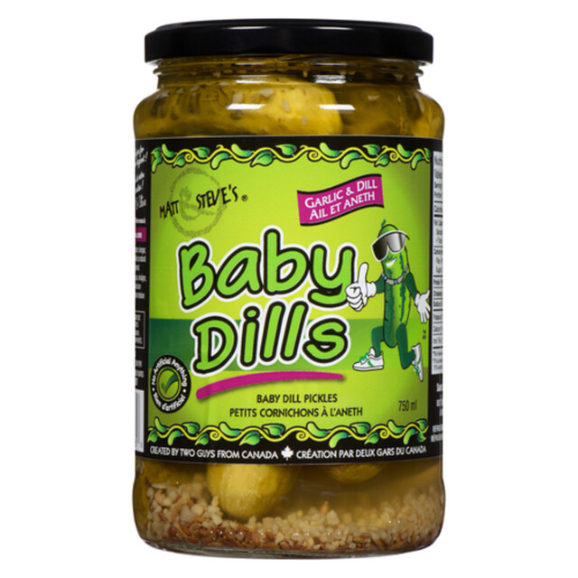 Matt & Steve's Baby Dill Pickles Garlic & Dill 750 ml - Voilà Online ...