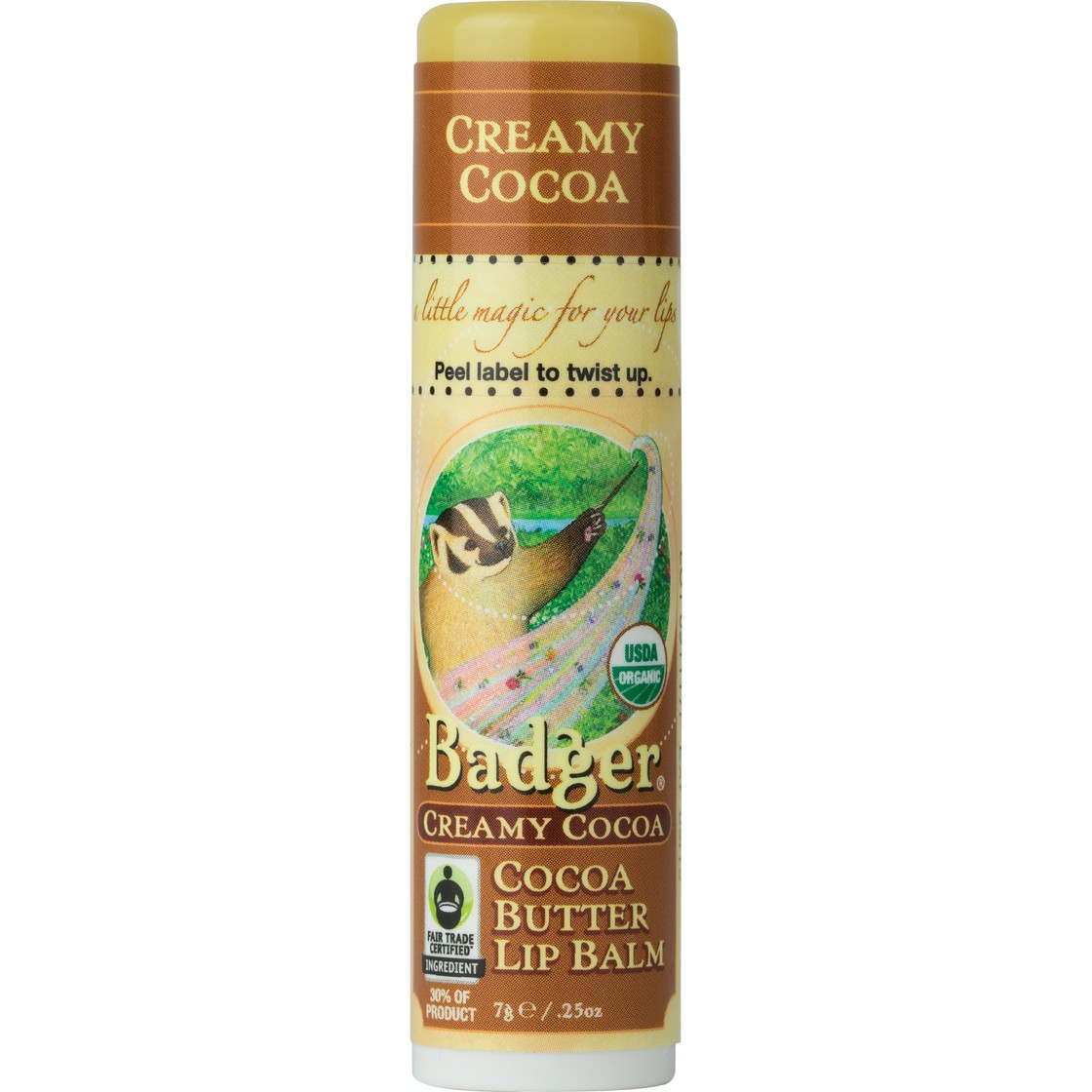 Badger Organic Lip Balm Stick Cocoa Butter 7 g - Voilà Online Groceries ...