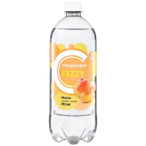 Compliments Sparkling Water Fizzy Peach 1 L (bottle) - Voilà Online ...