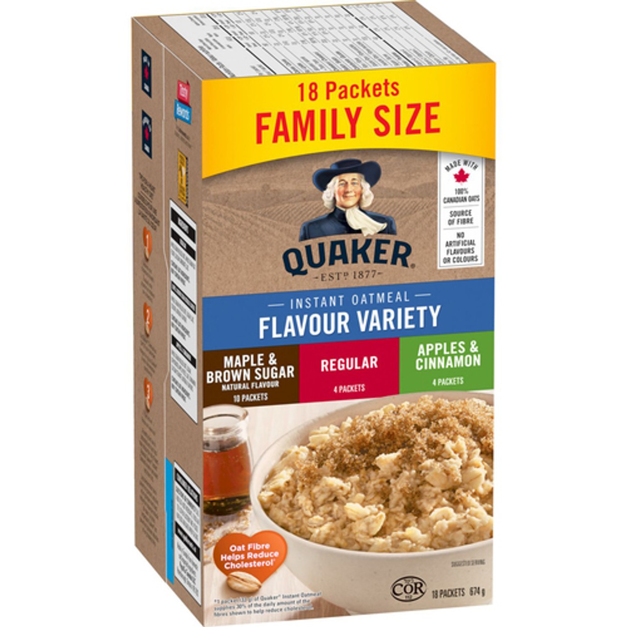 Quaker Instant Oatmeal Variety Pack 694 g - Voilà Online Groceries & Offers