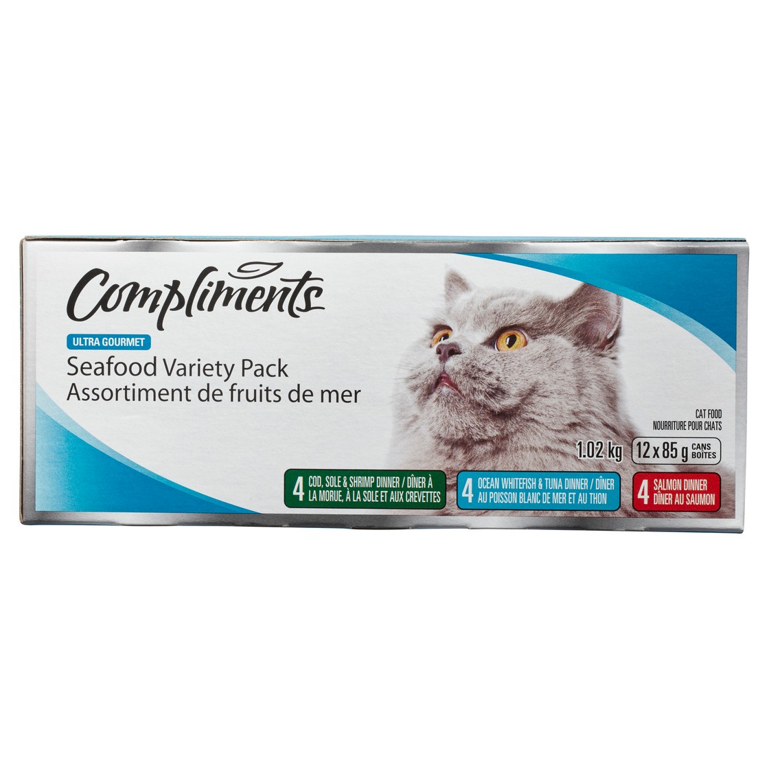 Compliments Cat Food Seafood Variety Pack 12 x 85 g - Voilà Online ...