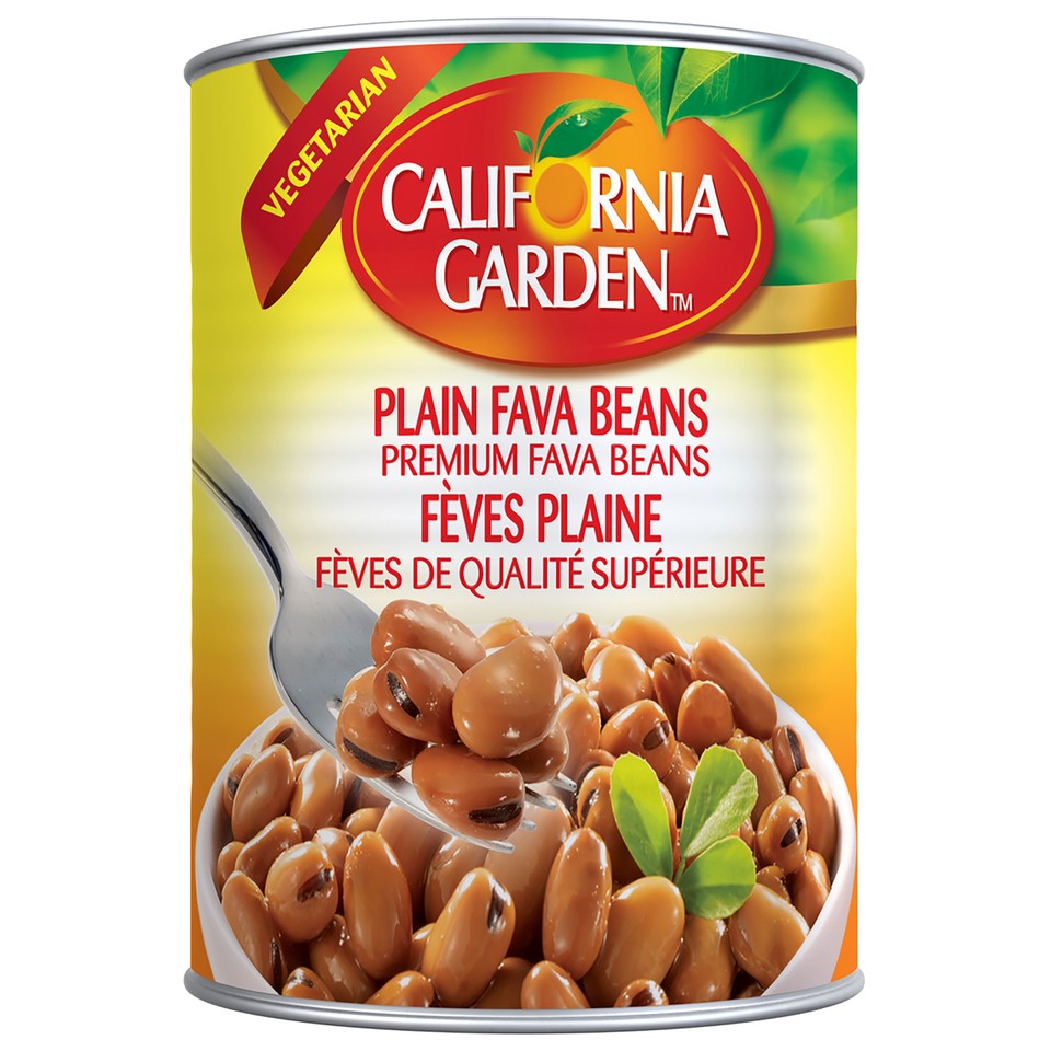 California Garden Fava Beans Plain 450 g - Voilà Online Groceries & Offers