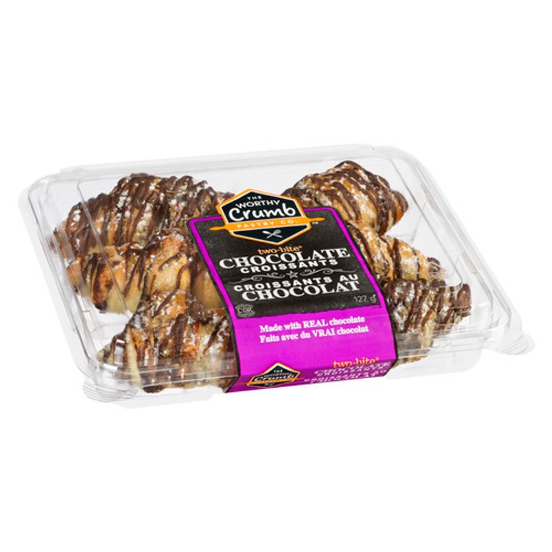 Two-Bite Chocolate Mini Croissants 127 g - Voilà Online Groceries & Offers