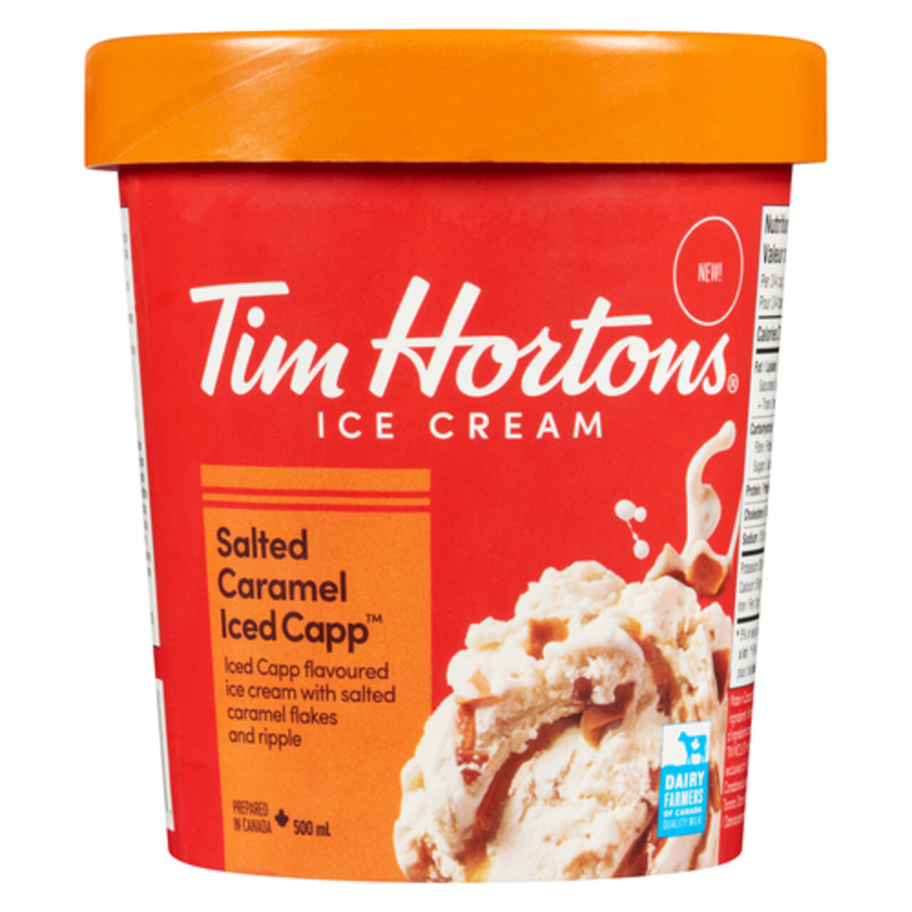 Tim Hortons Ice Cream Salted Caramel Iced Capp 500 ml - Voilà Online ...