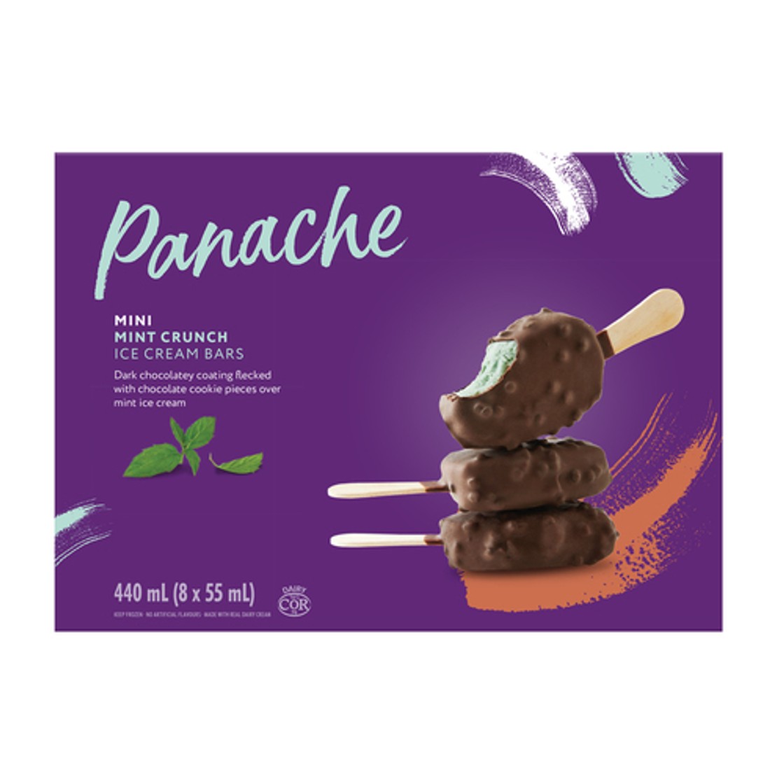 Panache Ice Cream Bars Mint Crunch Mini 8 x 55 ml - Voilà Online ...