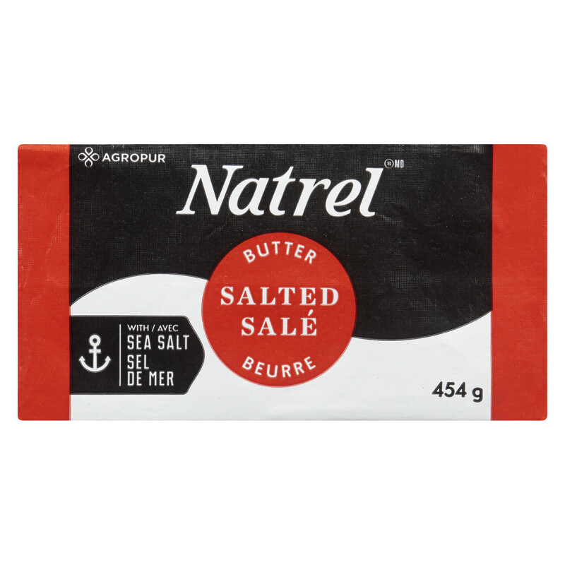 Natrel Salted Butter 454 g - Voilà Online Groceries & Offers