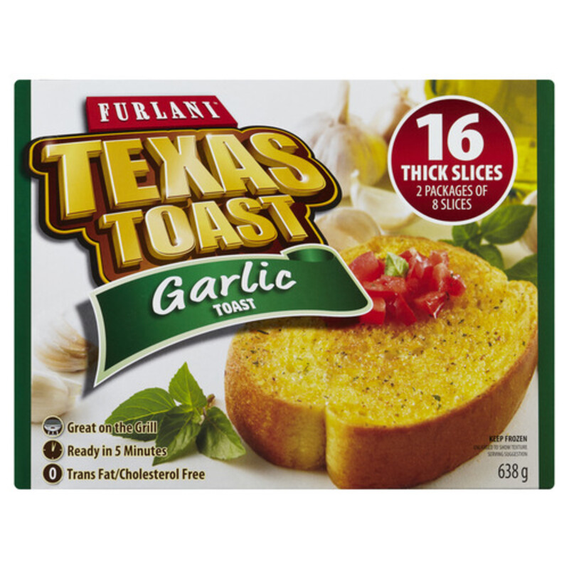 Furlani Garlic Texas Toast 638 g (frozen) - Voilà Online Groceries & Offers